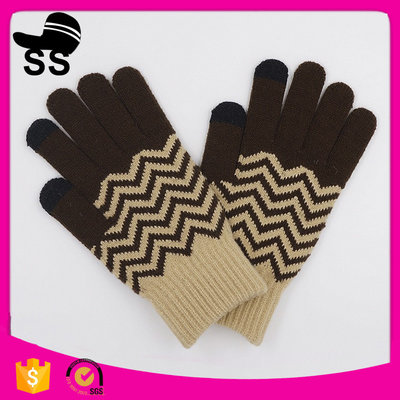 China 10*21.5cm 51g 2017 90%Acrylic 5%Spandex 5%Conductive fiber  Custom  Gloves Wholesale Touch Screen supplier