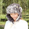 2017 new product fashion winter trapper faux fur leather Foldable 100% Polyester 35*24cm 450g Bomber Avaitor Hat supplier