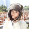 2017 new fashion camouflage 24*35cm 450g 100% Polyester winter fur trapper faux leather foldable bomber aviator hat supplier
